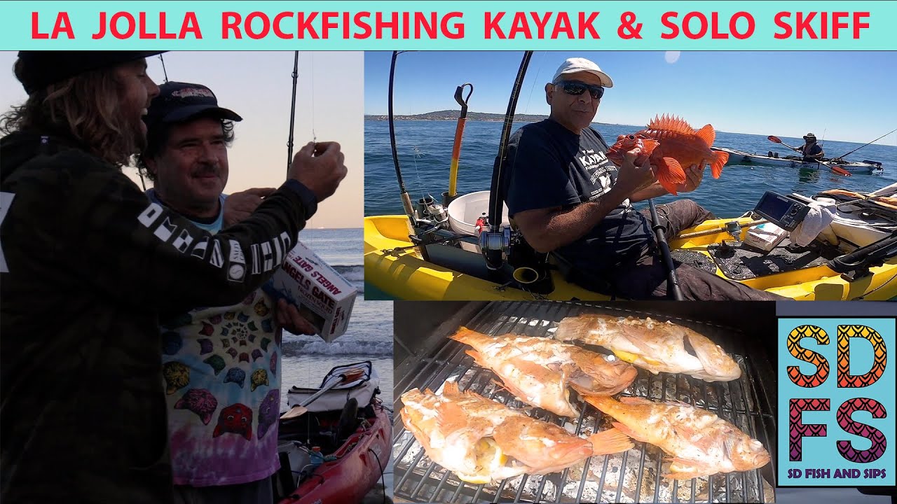 La Jolla San Diego Rock Fishing Kayak & Solo Skiff - How to Rig Tackle ...