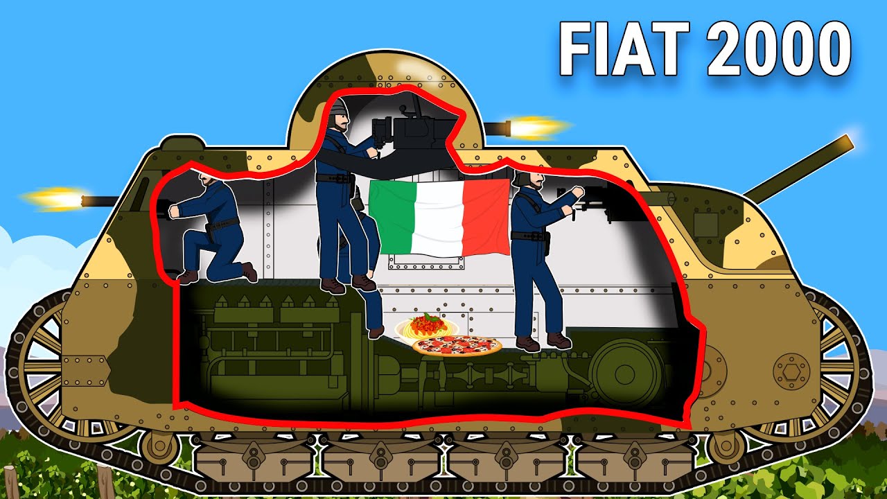 Italy’s Lost War Machine – The Fiat 2000 Tank