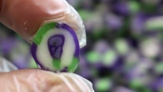 Crafting a Calla Lily Using Thousands of Candy Pieces
