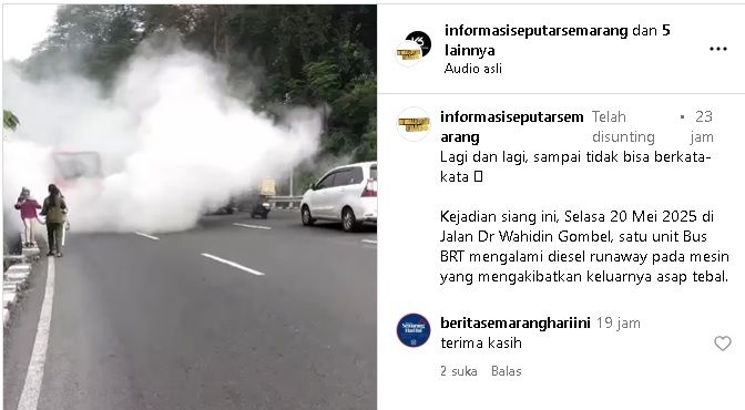 Viral Bus Trans Semarang Alami Diesel Runaway Saat Menanjak, Ini Lho ...