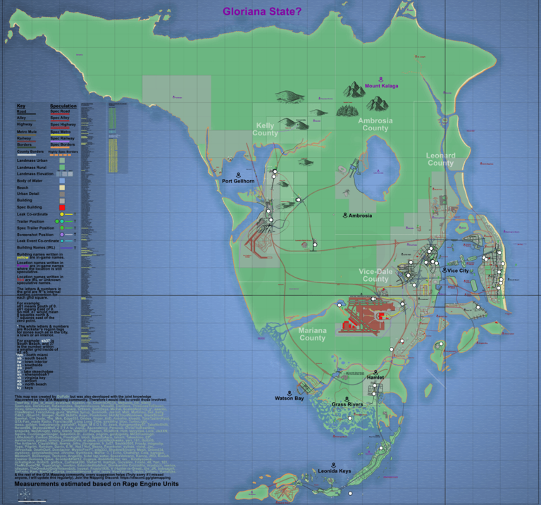 GTA VI Mapa | Aqui está a versão mais atualizada – É gigante!