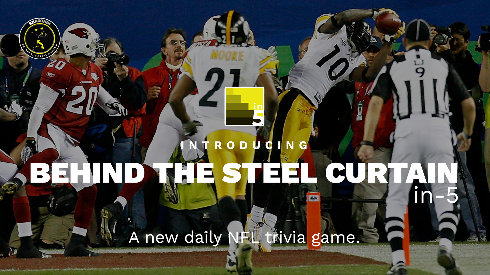 Can you guess this Steelers DB in today’s in-5 trivia game?