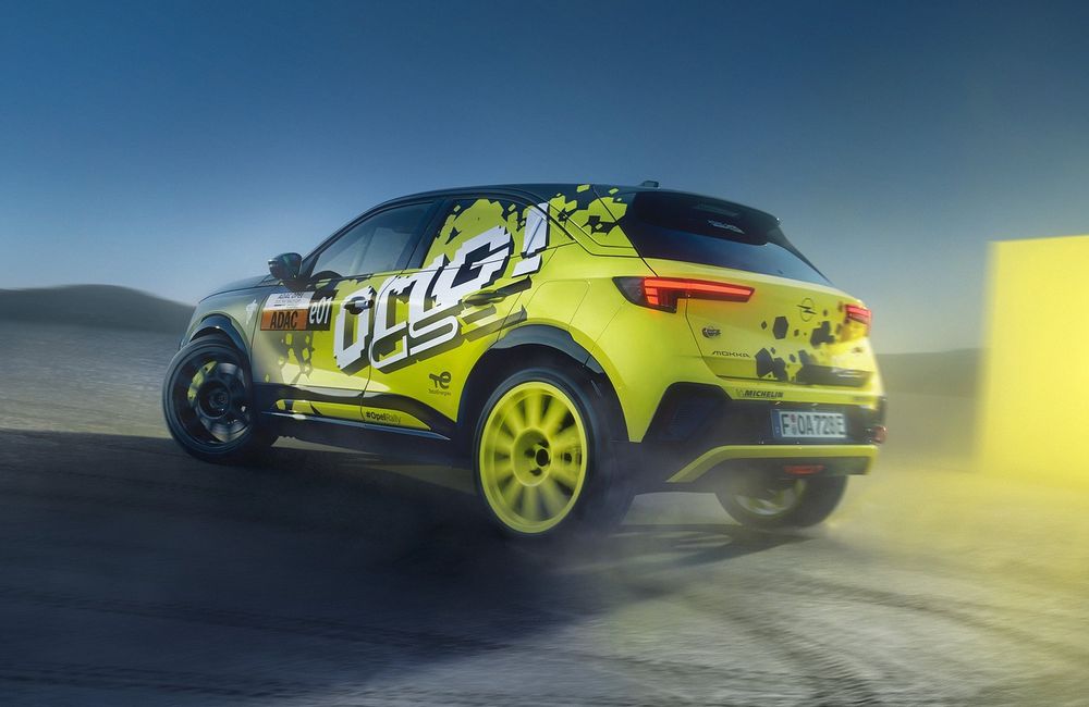 Opel reveals new electric rally car of the future prototype