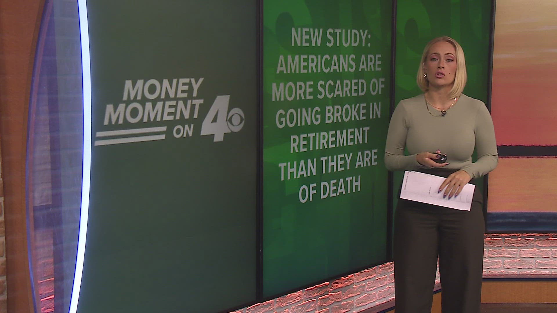 Money Moment on 4: New study says Americans are more scared of going ...
