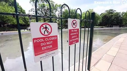Tettenhall pool is now full of water, but is still closed as water ...