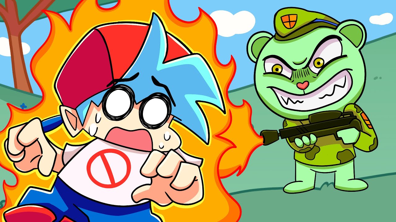 BOYFRIEND vs FLIPPY – Friday Night Funkin’ Meets Happy Tree Friends!