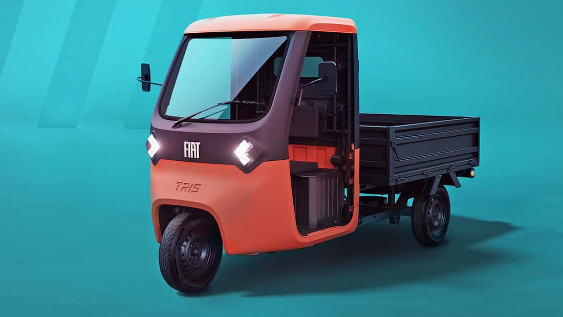 Fiat Tris Elektro-Dreirad: Die Ape kehrt zurück – als Fiat