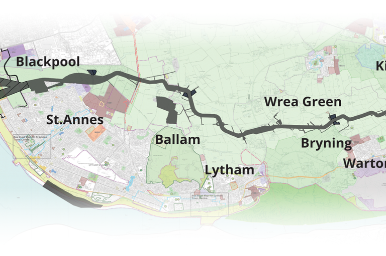 Fylde residents oppose plans for wind farm route 'wider than M55 motorway'