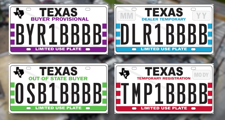 New Texas license plate law kicks off July 1. Here's what to know when ...