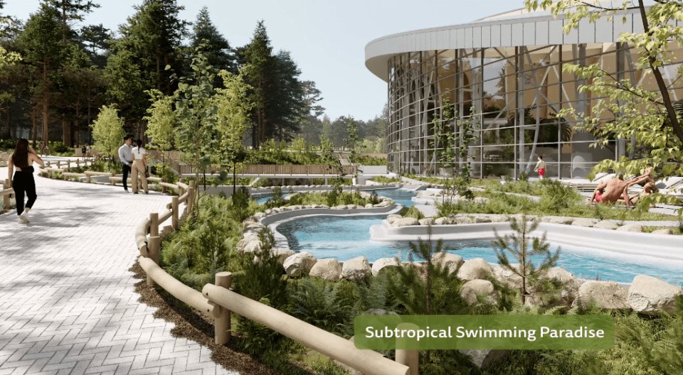 Center Parcs reveals first pictures of brand new £400,000,000 holiday ...