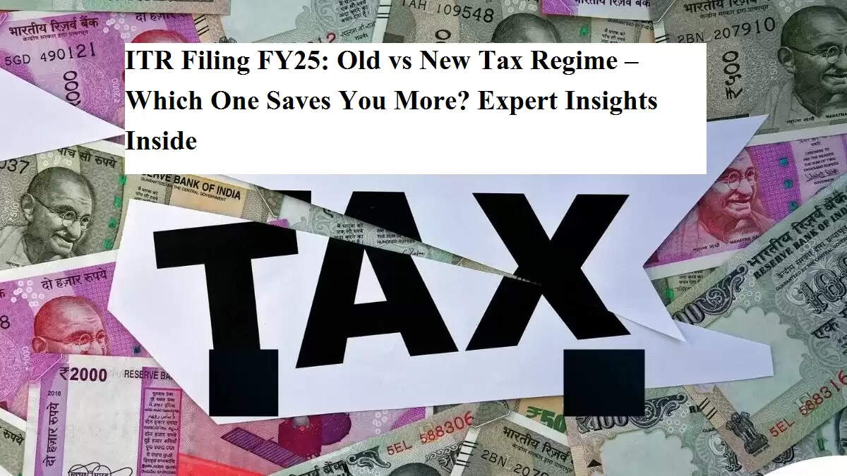 ITR Filing FY25: Old vs New Tax Regime – Which One Saves You More ...
