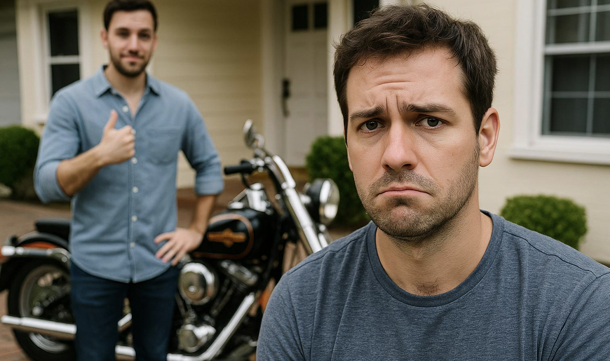 My step-dad said his vintage Harley would be mine when he passed. Now ...