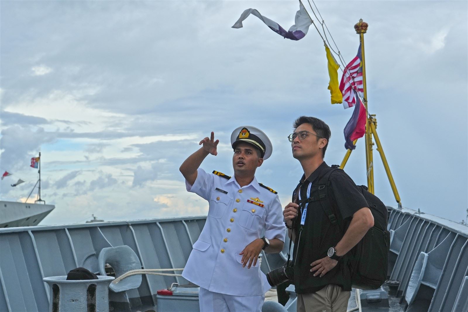 馬國皇家海軍KD Lekiu艦開放參觀 展卓越作戰能量