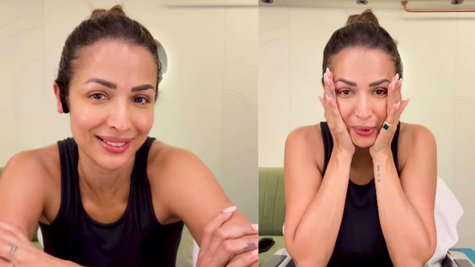 Malaika Arora shares her unique hack to reduce a puffy face, and it ...