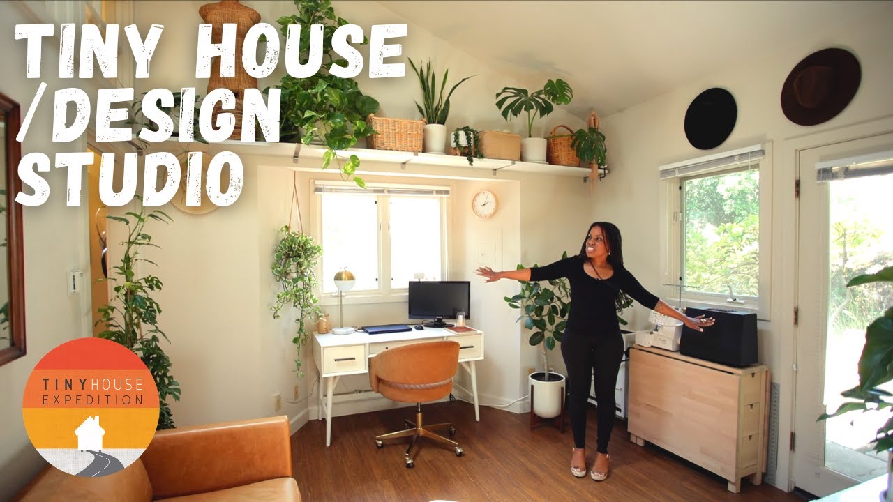Talented Maker's Plant-Filled Tiny Home ADU w/Design Studio Space