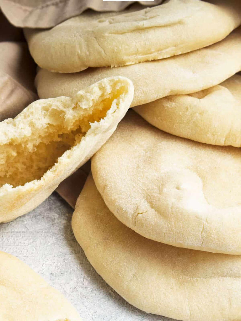 Mini pita bread rounds