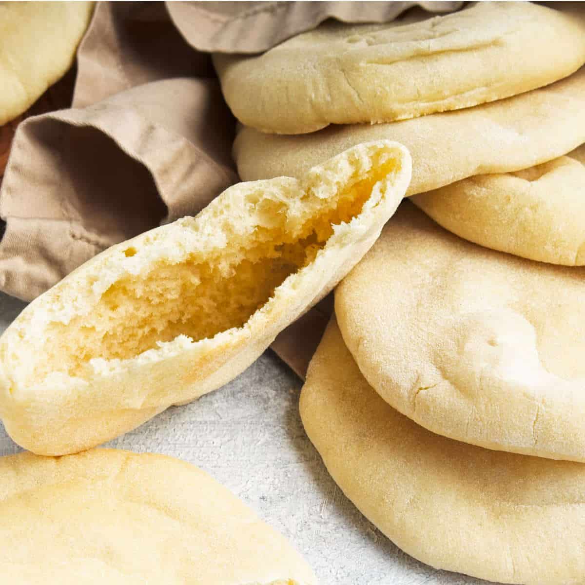 Mini pita bread rounds