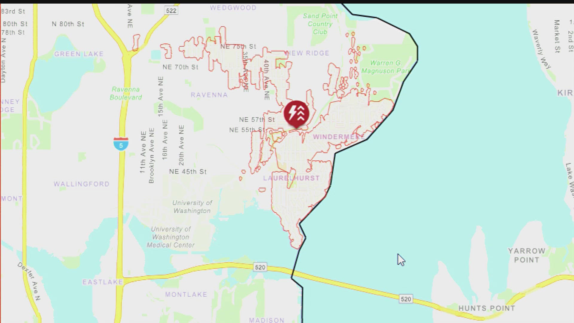 BREAKING: Large power outage in North Seattle