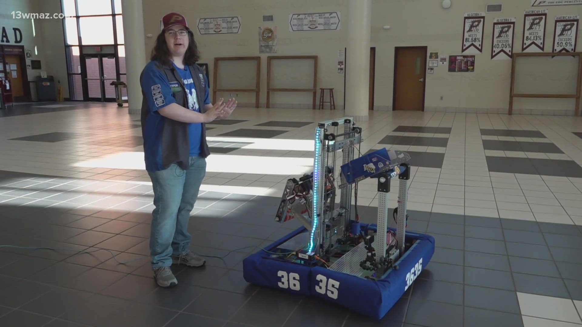 Gearing up for good | Mercer-bound grad uses robotics to spark STEM ...