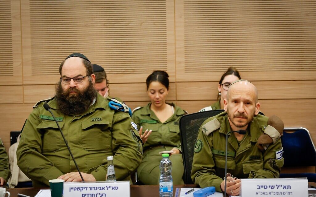 IDF: Only 1,212 of the 24,000 Haredi men called up in past year have ...