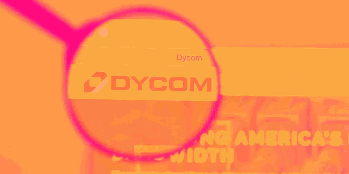 Dycom (NYSE:DY) Delivers Impressive Q1, Stock Soars