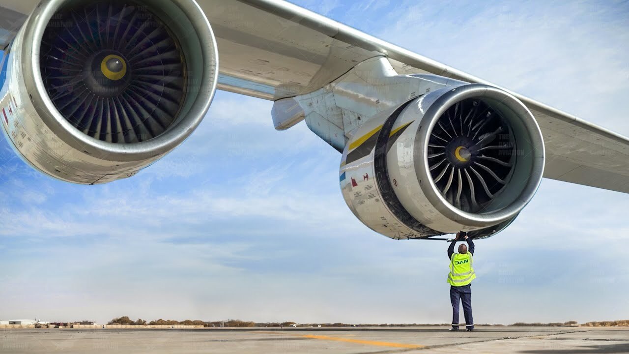 Preparing Massive Ukrainian Plane for US and European Forces Cargo ...