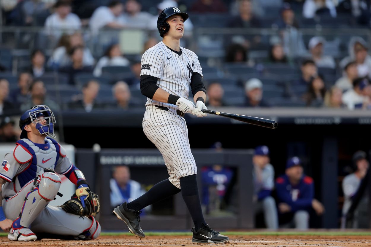 Are the Yankees testing Ben Rice at a brand new position?