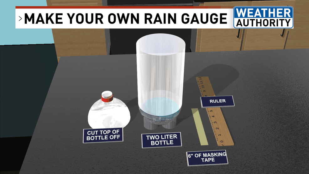 Here's how to make your own rain gauge to measure the rain in your backyard