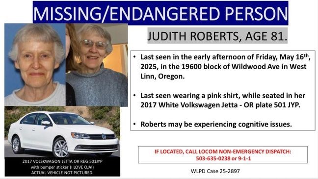 West Linn woman last seen on Oregon Coast still missing one week later