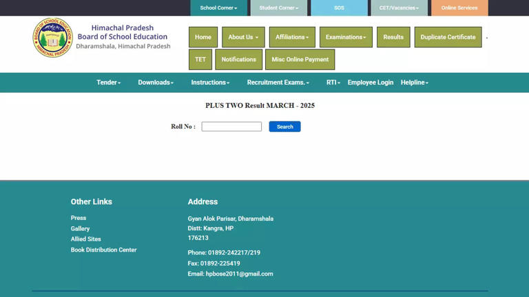 HPBOSE Class 12 revised result 2025 announced at hpbose.org: 88.64% ...