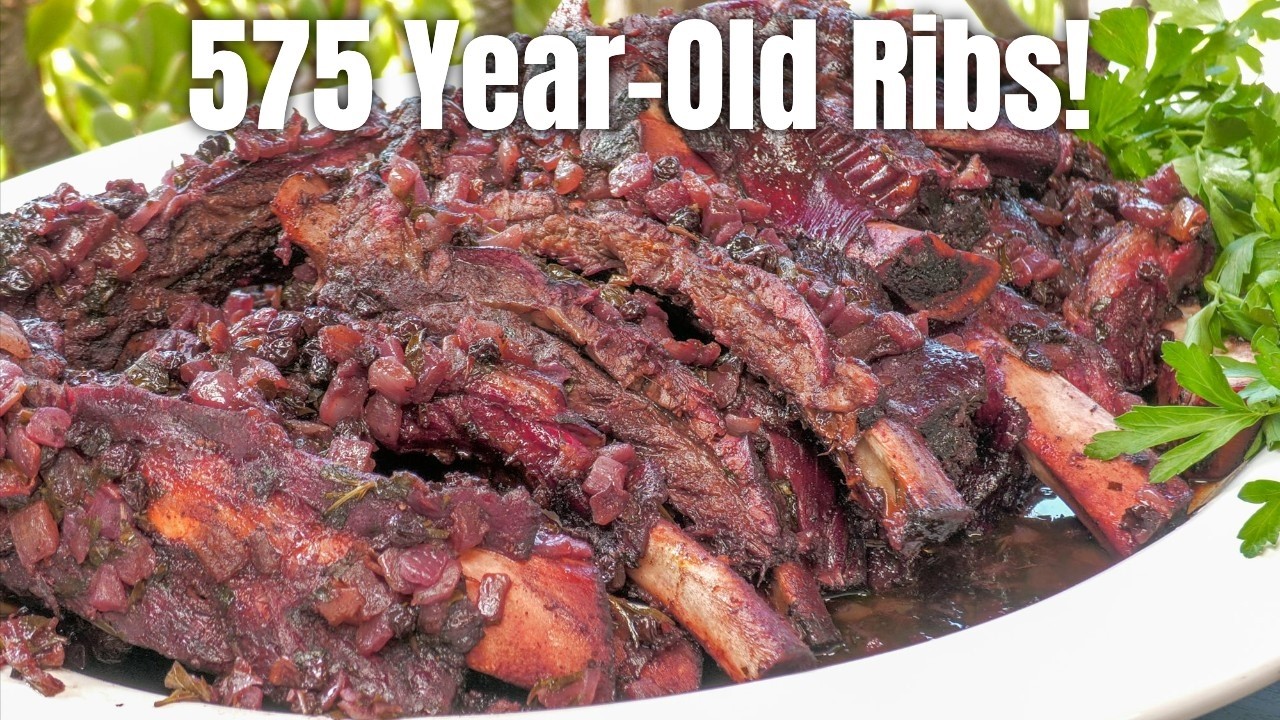 I Cooked A 575 Year-Old BBQ Beef Rib Recipe! | Medieval Recipe On El ...