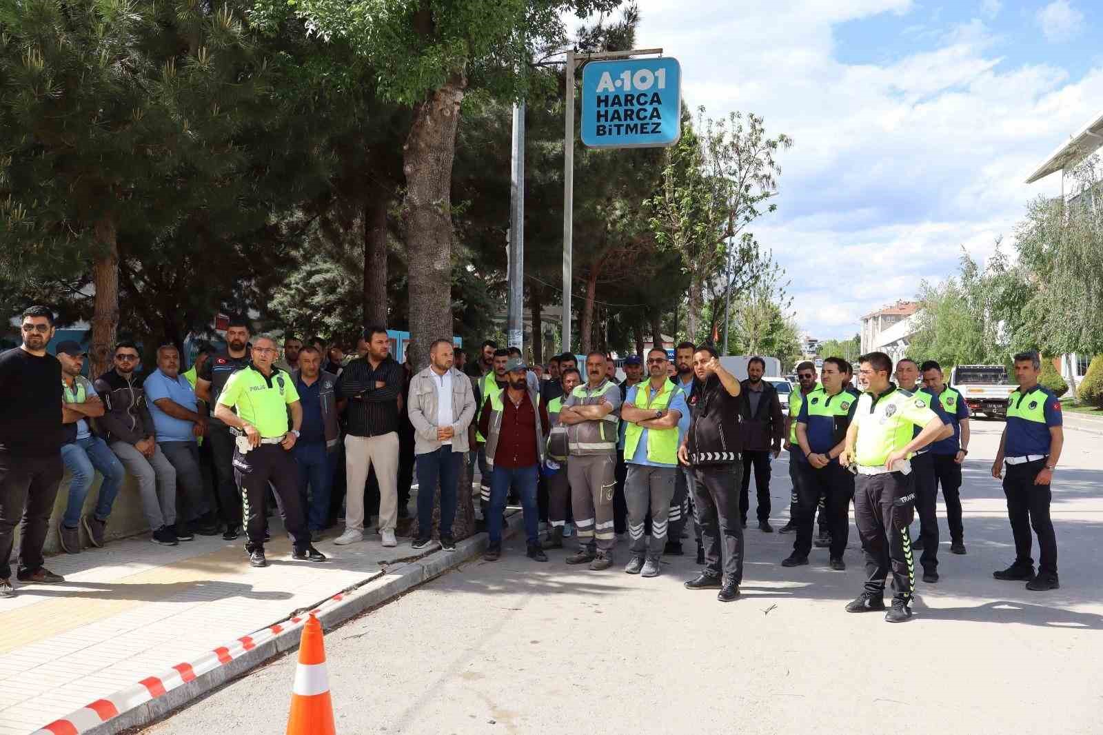 Çorum Belediye personeline yol güvenliği eğitimi