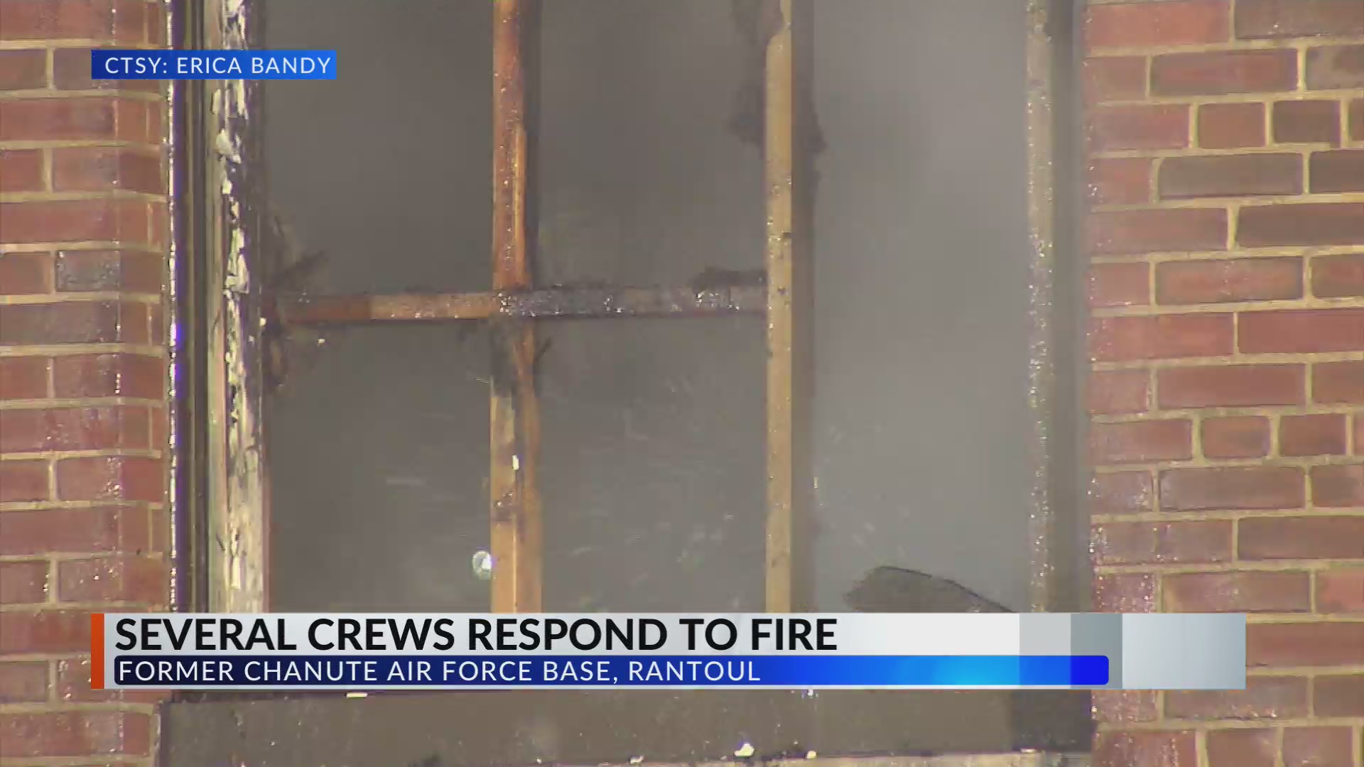 Rantoul firefighters battle 3-alarm fire at Chanute Air Force Base