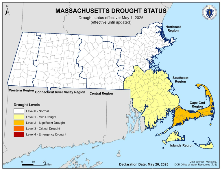 Massachusetts Drought Map shows improving conditions. See where there ...
