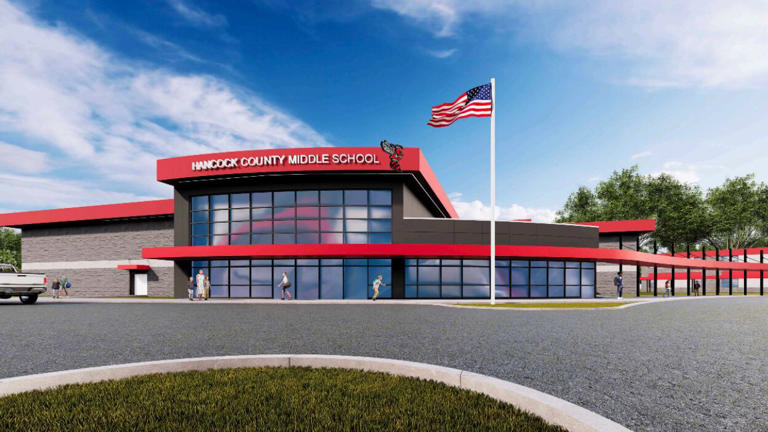 Hancock County unveils renderings for new middle school