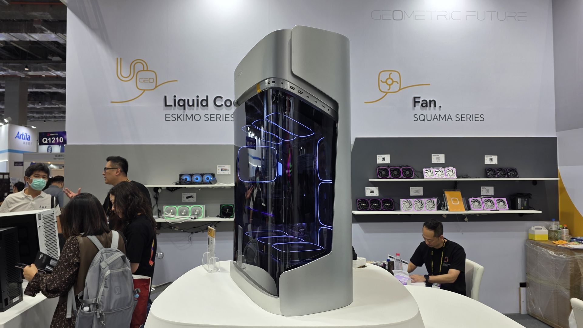 Geometric Future highlights new PC cases, AIOs, and PSUs at Computex 2025