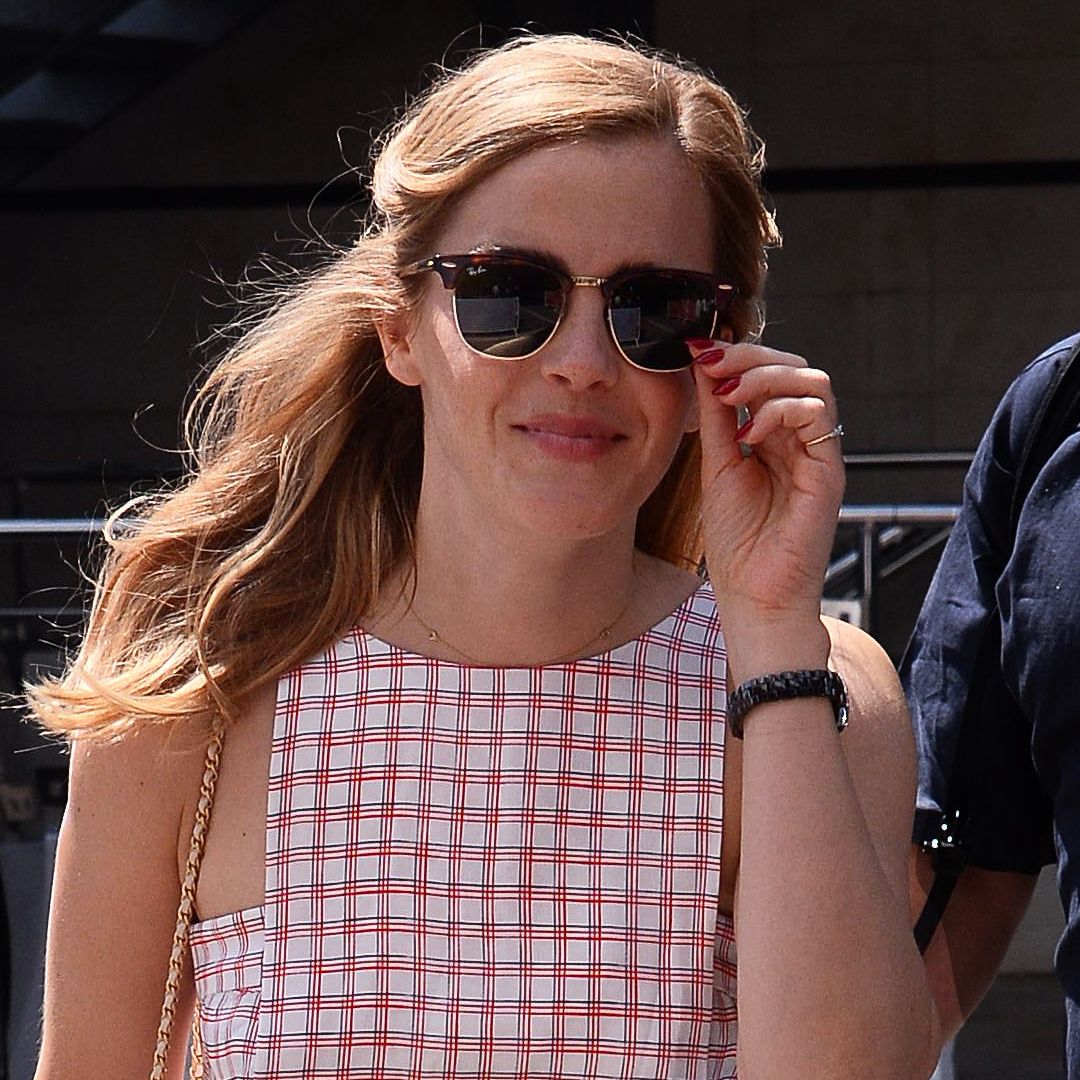 Emma Watson's New Cannes Dress Sent the Summer Plaid Trend to the Top ...