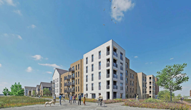 Large Edinburgh mixed-use residential led development with 847 homes ...