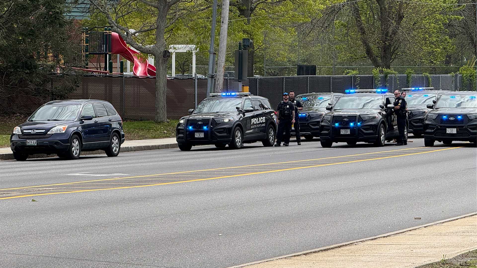 Police explain why they shut down busy area near South Portland schools