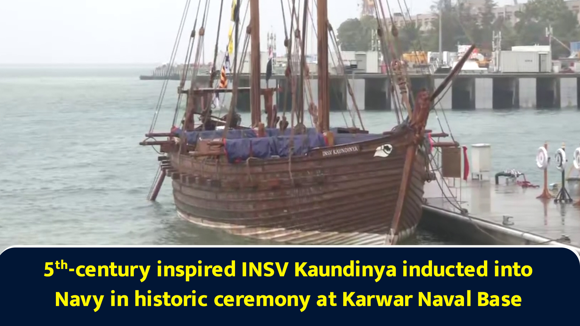 5th-century inspired INSV Kaundinya inducted into Navy in historic ...