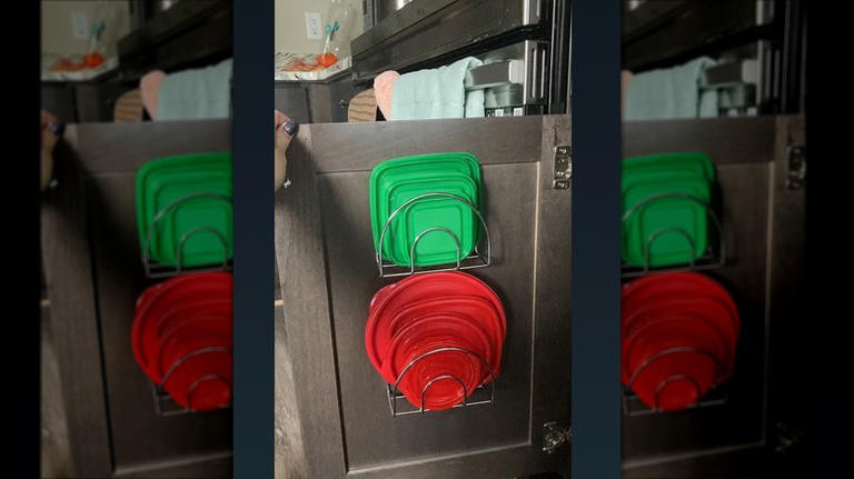 The Dollar Store Hack To Declutter Tupperware Lids In Your Kitchen