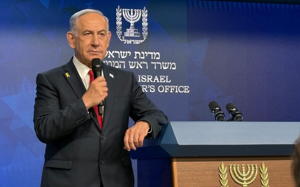 Netanyahu: Implementation of Trump’s Gaza relocation plan is condition ...