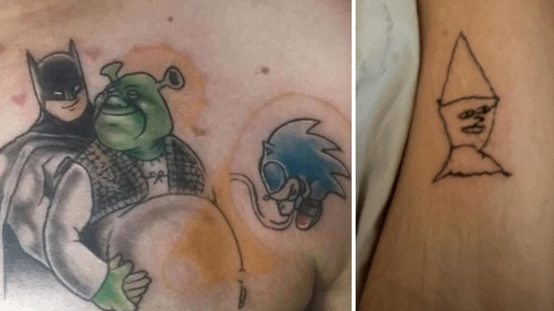 These 23 Tattoos Are Impressively Bad ... And Permanent