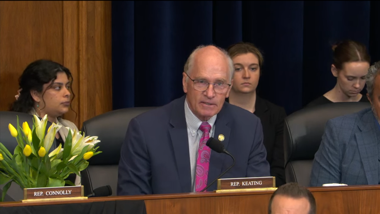 'So You Won't Answer The Question?': Rep. Bill Keating Gets Into Heated ...