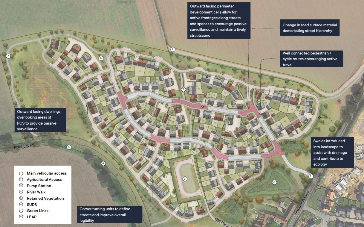 Planned layout of 165 Westhampnett homes revealed
