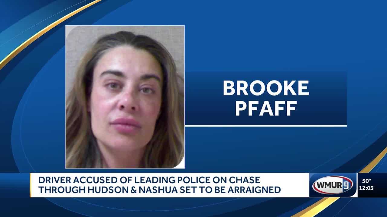 Nashua woman arraigned after high-speed chase