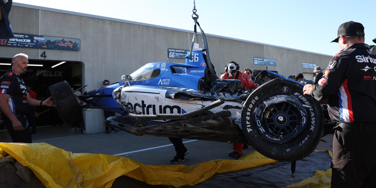 Marcus Armstrong Crashed Before Indy 500 Qualifying. Here's How He and His Team Recovered