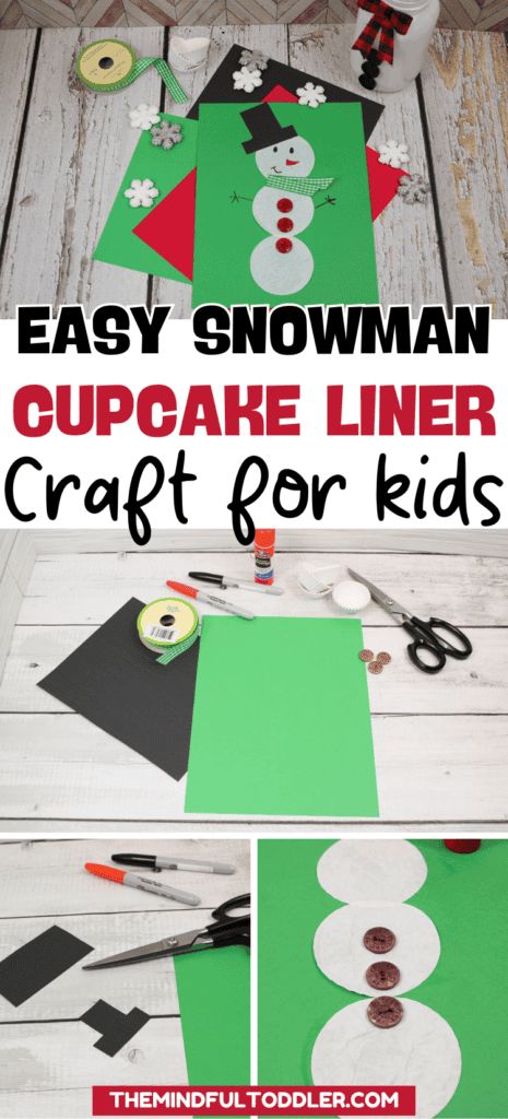 Easy Snowman Craft for Toddlers