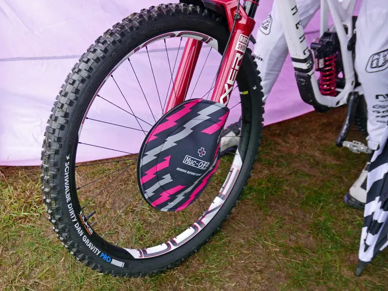 Spotted: New Schwalbe Dirty Dan Radials Rule Wet World Cup DH for ...