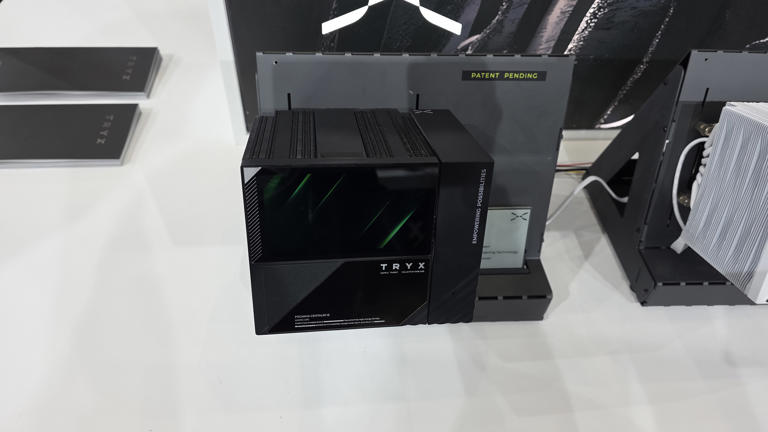 Tryx's new PC case has an embedded curved display